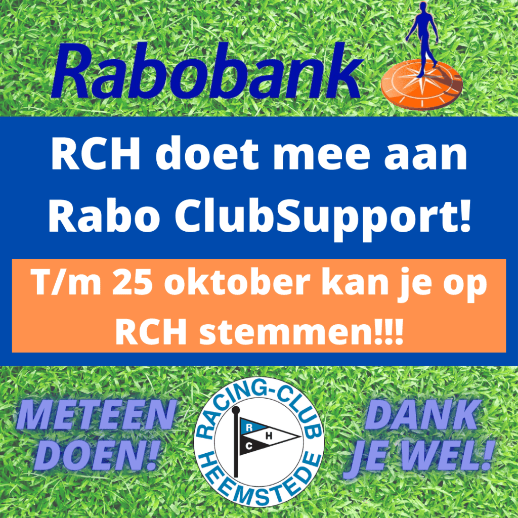 Rabobank ClubSupport: Stem op RCH! - RCH voetbalclub Heemstede